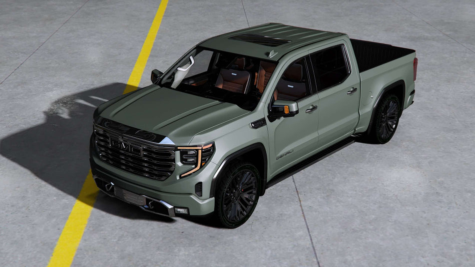 [No Logos] GMC Sierra 1500 Crew Cab ShortBox Denali – HuryStore