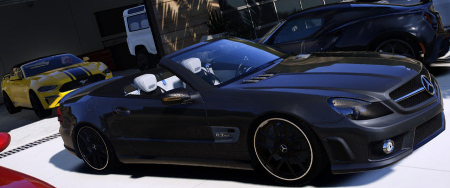 2012 Mercedes Benz SL63 AMG CUSTOM Animated Roof – HuryStore